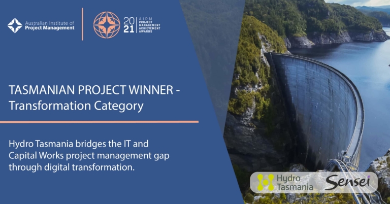 Hydro Tasmania and Sensei winner in 2021 PMAA awards - Sensei Project ...