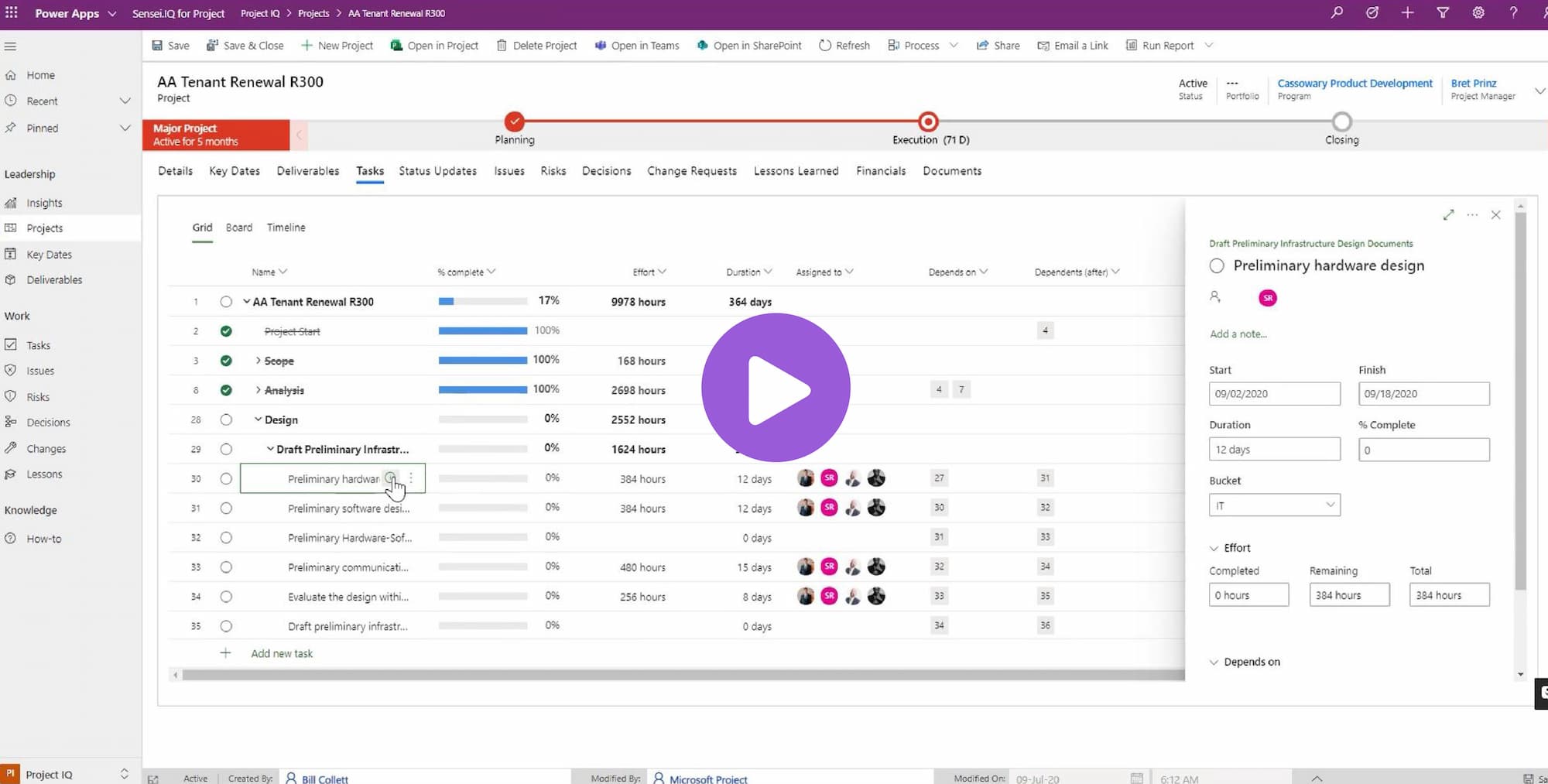 Altus Project - The Project Manager Experience - Sensei Project Solutions